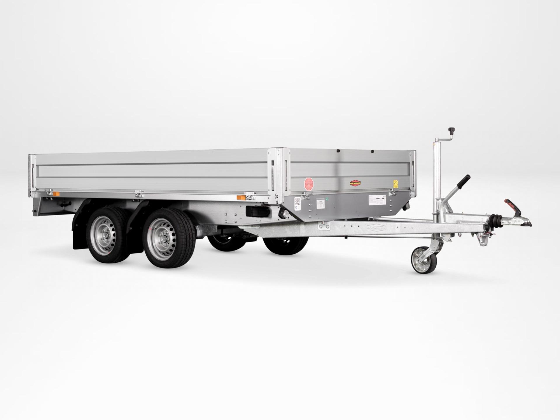 Böckmann HL-AL 3718/30 F, 3.000 kg, 374×180×35 cm, Hochlader | Anhänger ...